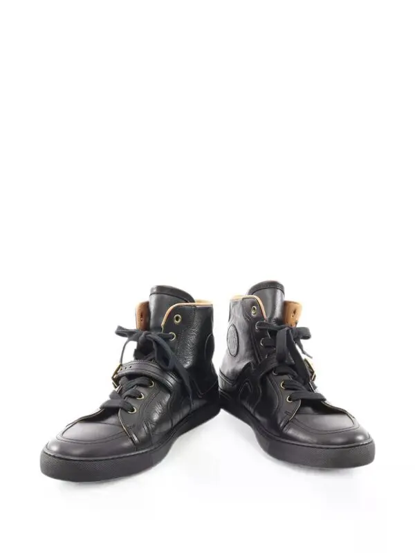 Hermès Leather High-top Sneakers