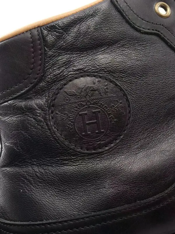 Hermès Leather High-top Sneakers