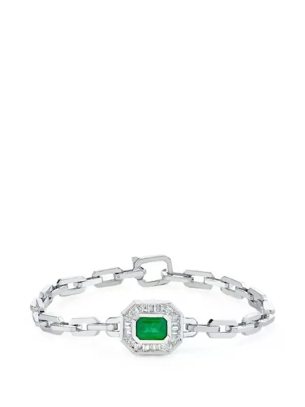 Shay Emerald And Diamond Bracelet
