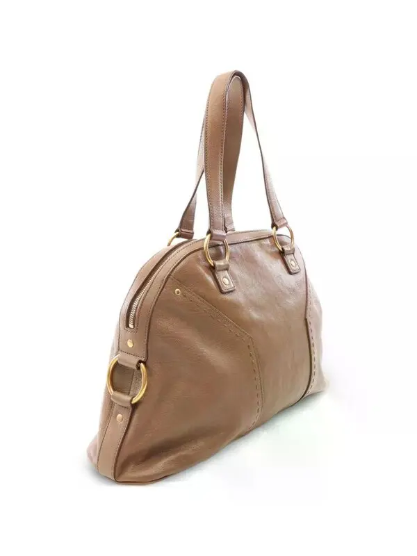 Saint Laurent Grained Leather Top Handle Bag