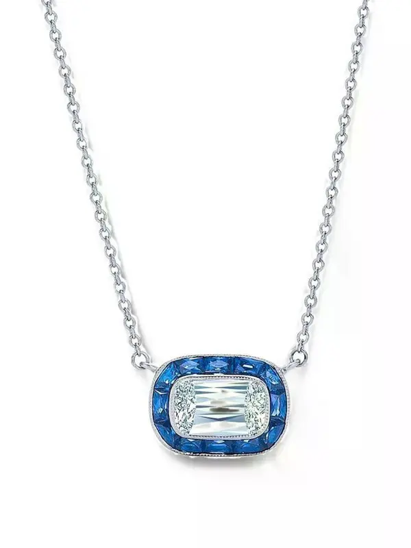 Kwiat Starry Night Diamond And Sapphire Necklace - Silver