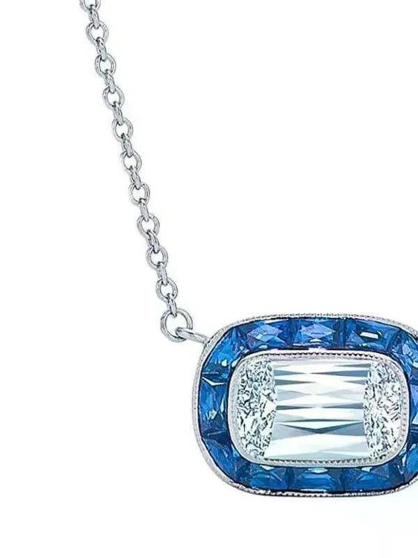 Kwiat Starry Night Diamond And Sapphire Necklace - Silver