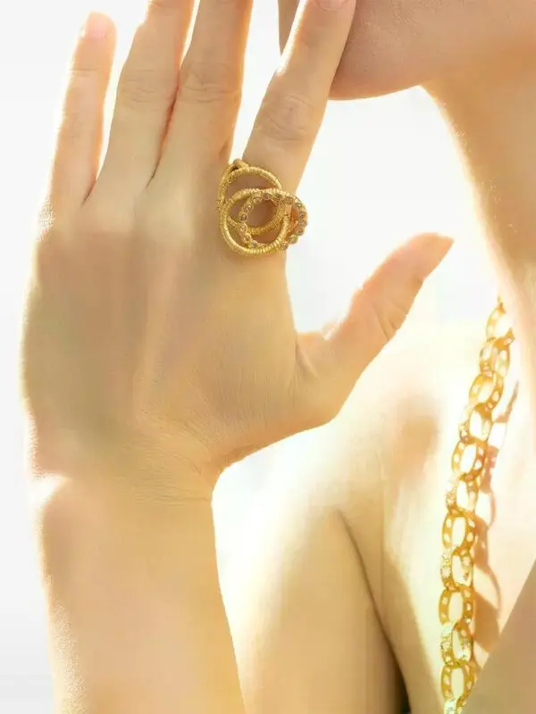 Coomi 20k Yellow Diamond Eternity Ring