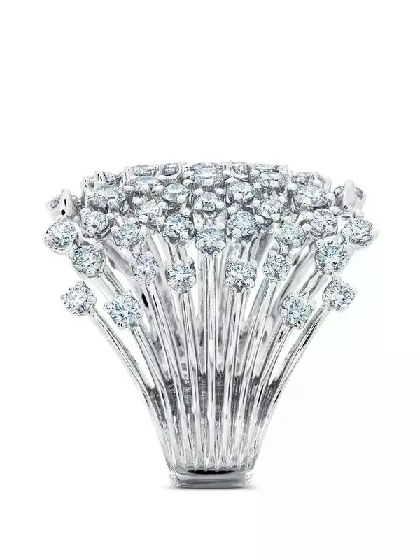 GRAZIELA 18k White Gold Diamond Ring