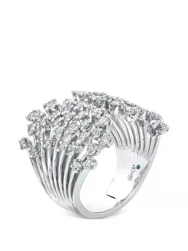 GRAZIELA 18k White Gold Diamond Ring
