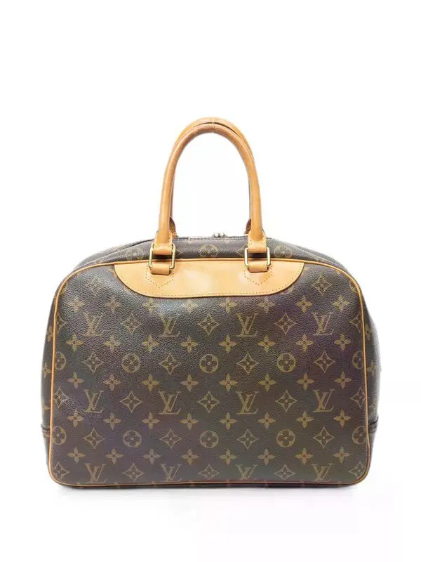 LOUIS VUITTON Monogram Canvas Deauville Tote Bag - Brown