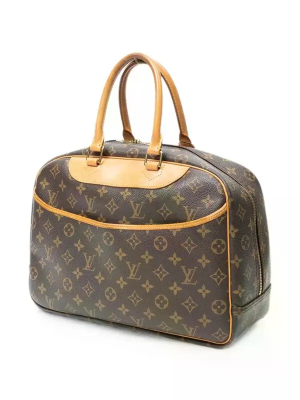 LOUIS VUITTON Monogram Canvas Deauville Tote Bag - Brown