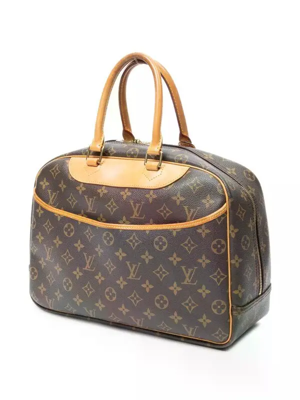 LOUIS VUITTON Monogram Canvas Deauville Tote Bag - Brown
