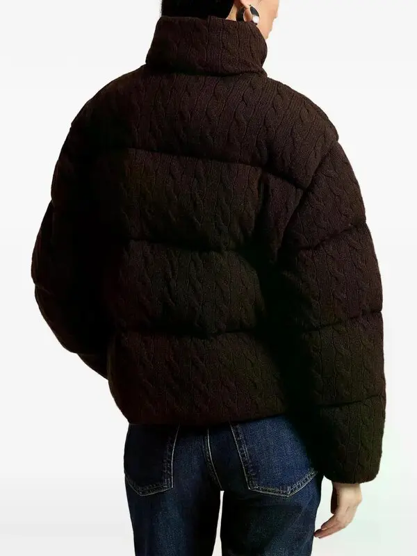 Polo Ralph Lauren Cable Wool-cashmere Puffer Jacket