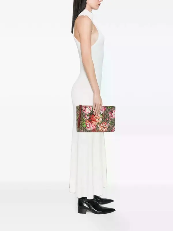 Gucci 2000-2015 Gg Supreme Blooms Clutch Bag