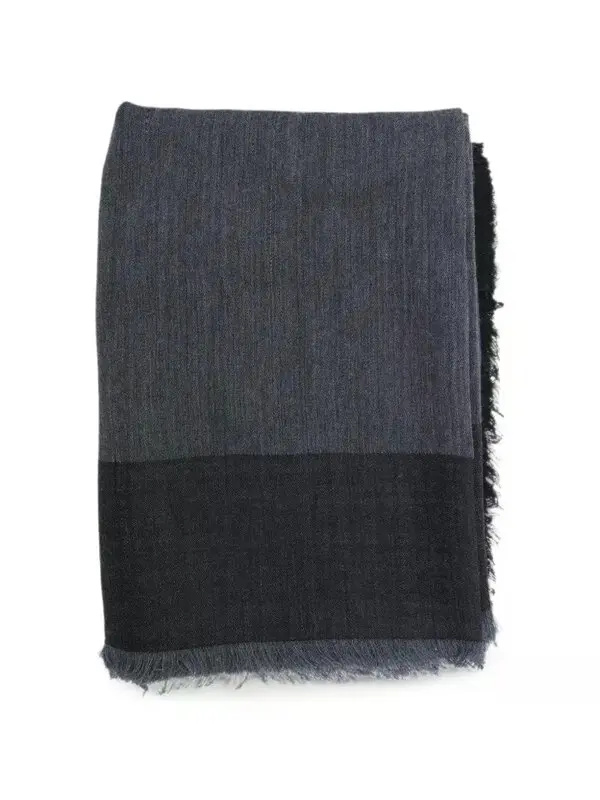 Saint Laurent Cassandre Square Scarf In Silk And Cashmere
