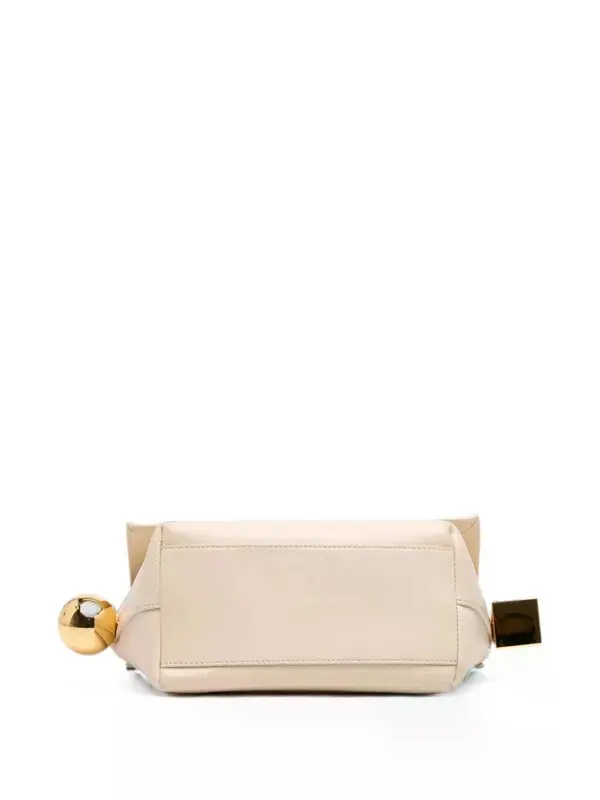 Jacquemus 2023-2026 Nappa Le Rond Carre Shoulder Bag - White