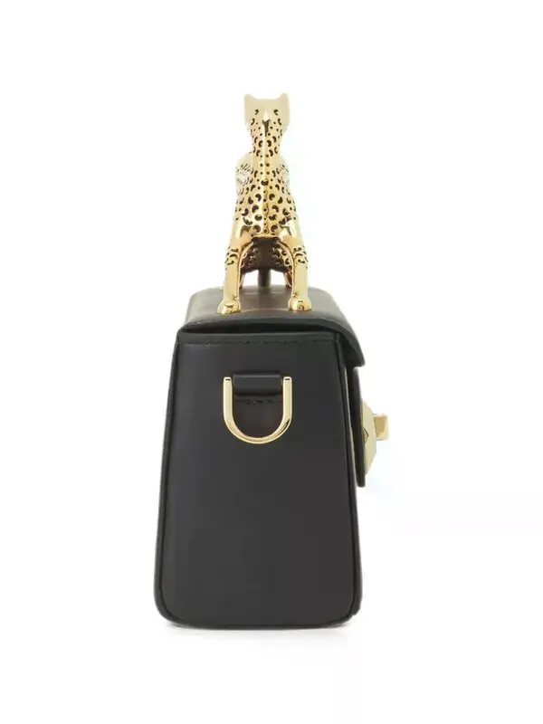 LANVIN Pencil Cat Leather Shoulder Bag
