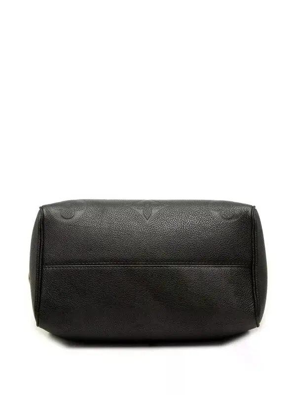 LOUIS VUITTON 2021-2026 Monogram Giant Empreinte Speedy Bandouliere 25 Satchel - Black