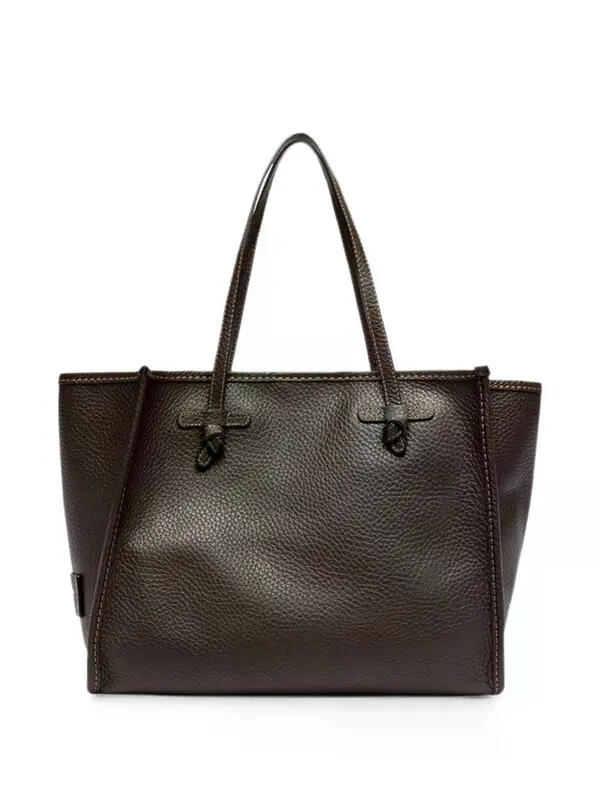 GIANNI CHIARINI Marcella Leather Tote Bag - Brown