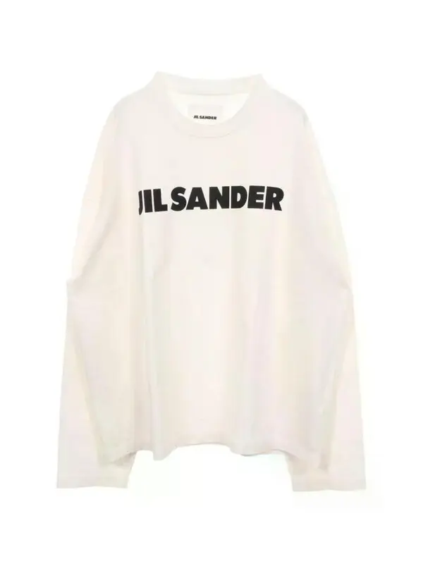 JIL SANDER 2010s Logo-print Long-sleeved T-shirt