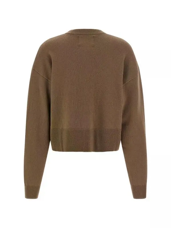 Extreme Cashmere N°170 Chou Cropped Boxy-silhouette Cardigan - Brown