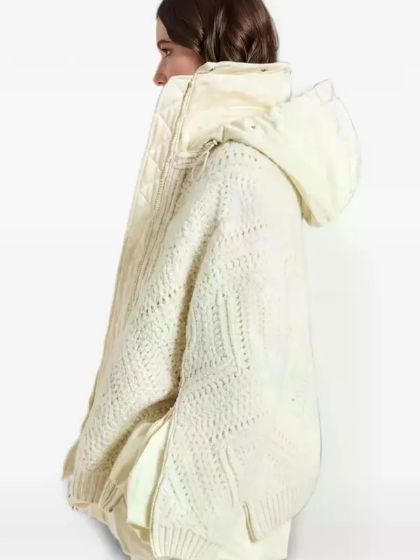 Ermanno Scervino Cable-knit Layered Jacket