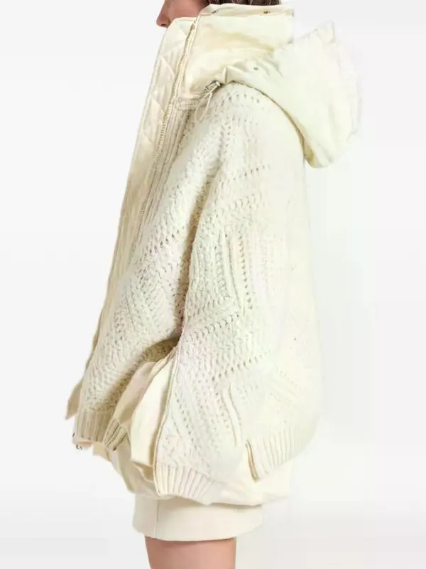 Ermanno Scervino Cable-knit Layered Jacket