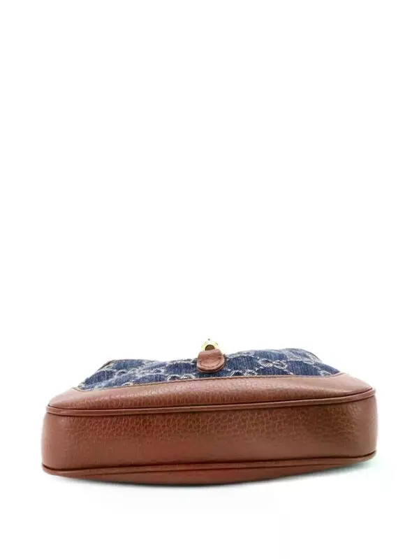 Gucci Jackie 1961 Hobo Gg Denim Mini Bag - Blue