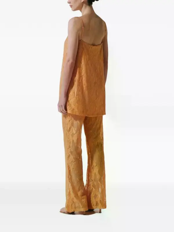 BAOBAB Porto Lace Fabric Flared Trousers