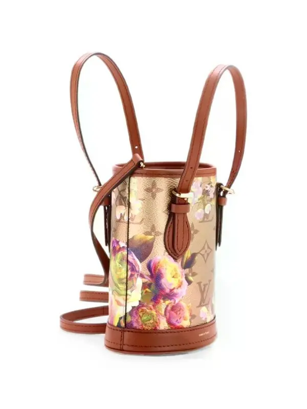 LOUIS VUITTON Limited Edition Garden Monogram Canvas Nano Bucket Bag