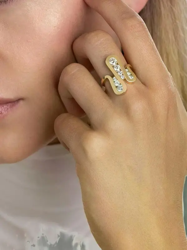 Melissa Kaye Daphne Joy Diamond Ring - Gold