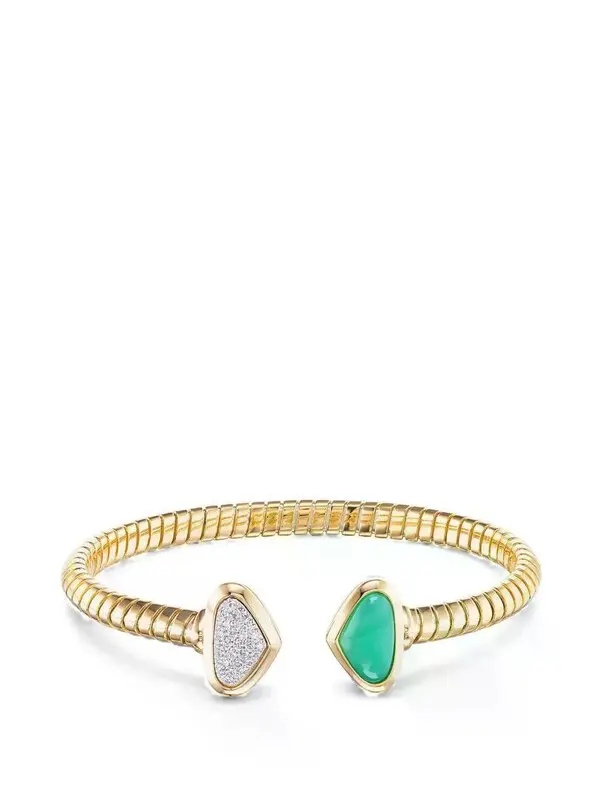 Marina B Trisolina Chrysoprase And Diamond Bracelet