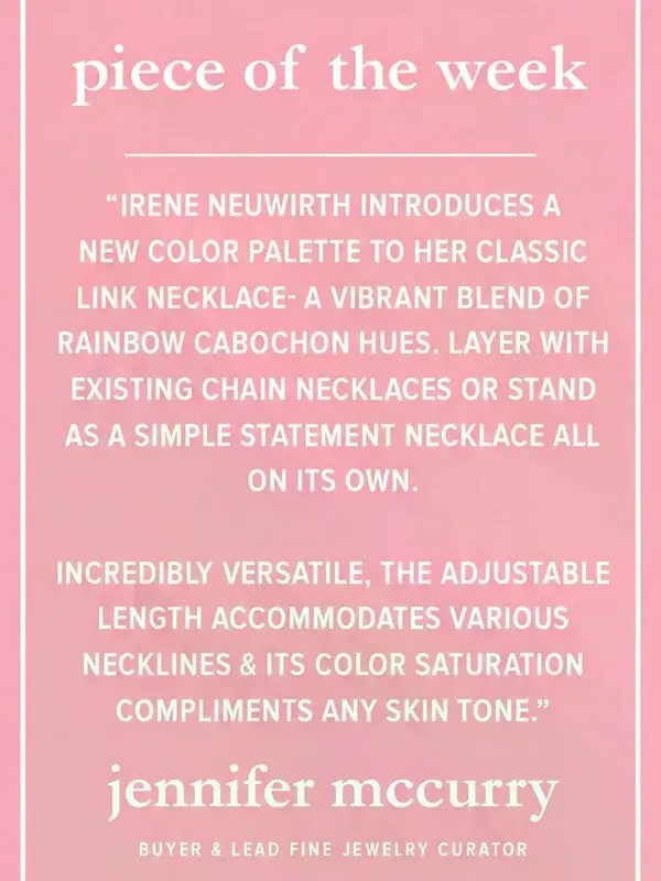 Irene Neuwirth Multi-stone Necklace