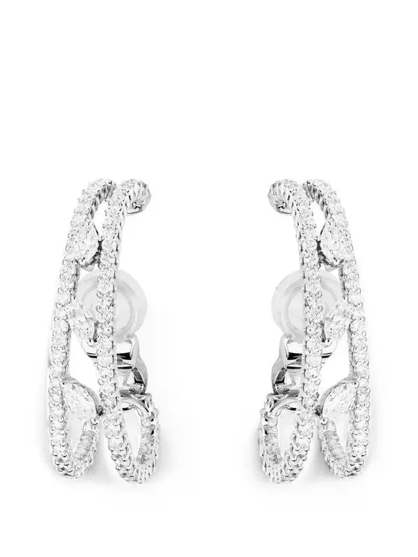 Yeprem Diamond Hoop Earrings