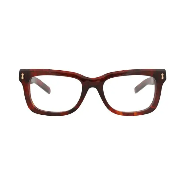 Gucci Square-frame Recycled Acetate Optical Frames 'havana/transparent