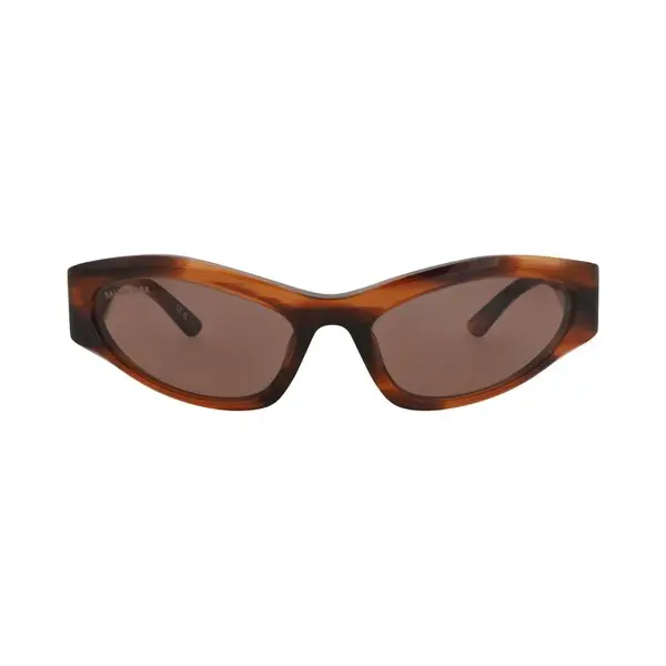 Balenciaga Cat Eye-frame Recycled Acetate Sunglasses - Brown