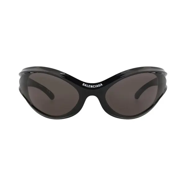 Balenciaga Shield-frame Bio Injection Sunglasses /grey