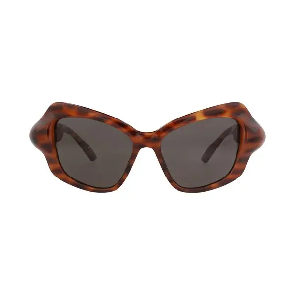 Balenciaga Cat Eye-frame Bio-injection Sunglasses 'havana/grey