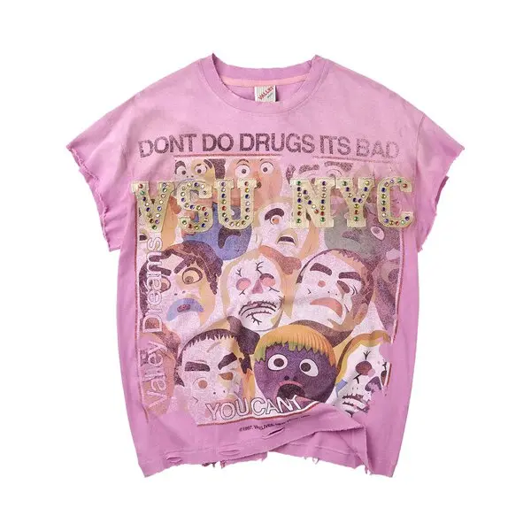 VALE FOREVER No Drugs Tank - Pink