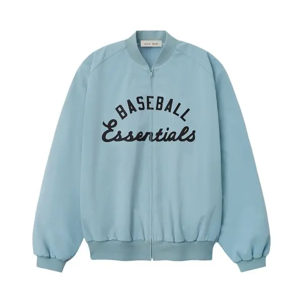 Fear Of God Mlb Full Zip Bomber 'stone