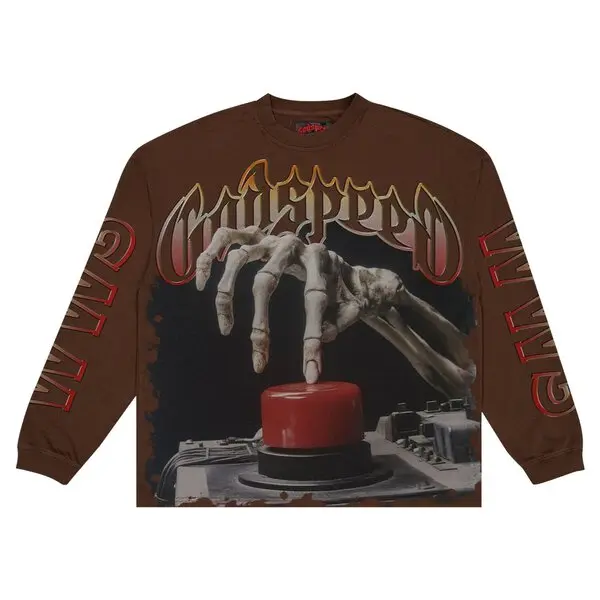 GODSPEED Detonator Long-sleeve T-shirt 'mocha Wash