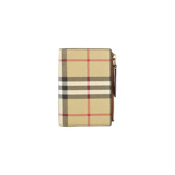 Burberry Small Check Bifold Wallet 'archive Beige - Cream