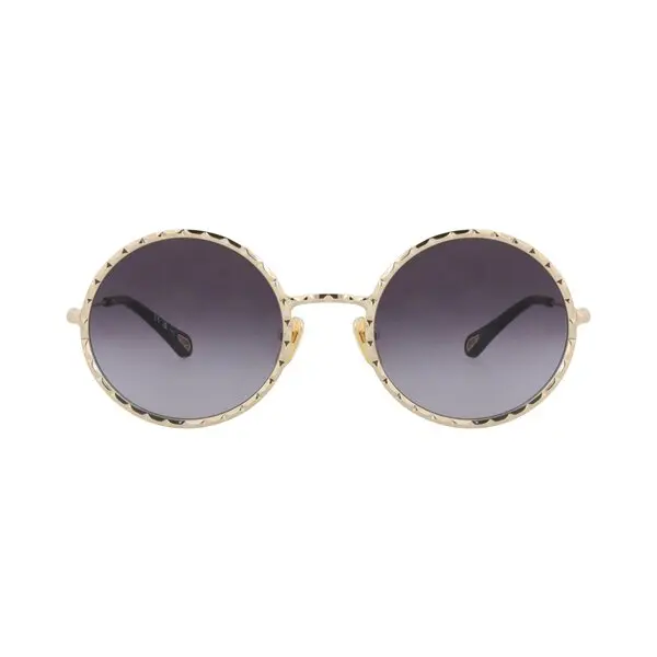 Chloé Round-frame Metal Sunglasses /grey - Gold