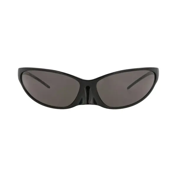 Balenciaga Shield-frame Aluminum Sunglasses /grey