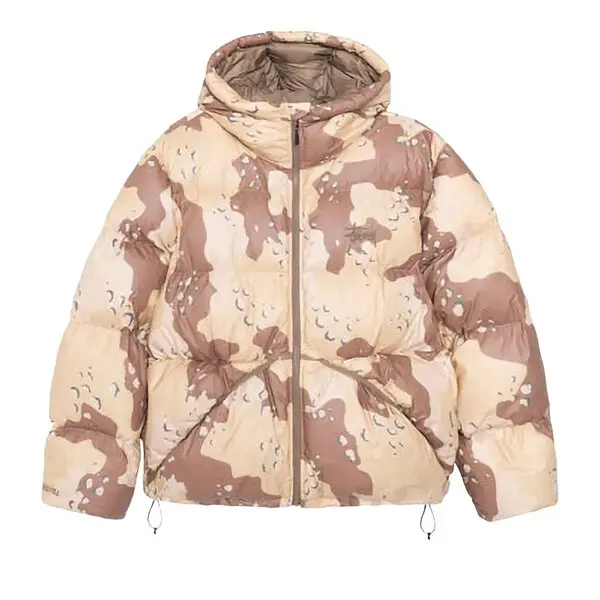 StÜssy Down Parka Camo Ripstop 'khaki
