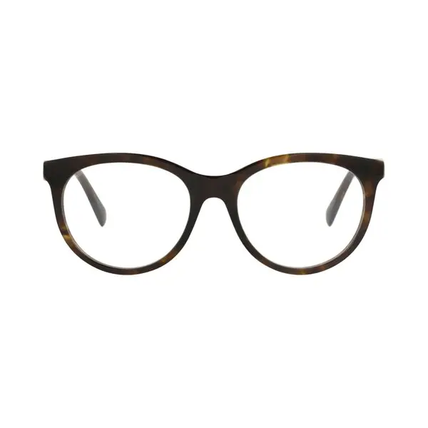 Gucci Round-frame Optical Frames 'havana/transparent