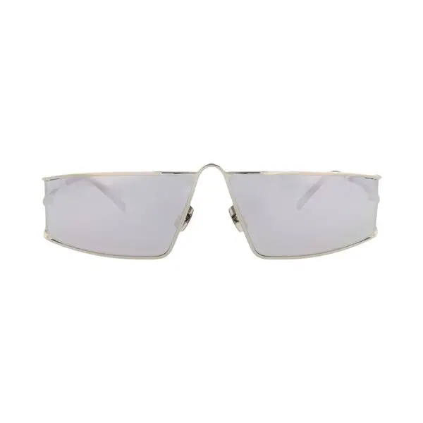 Saint Laurent Square-frame Metal Sunglasses - Silver