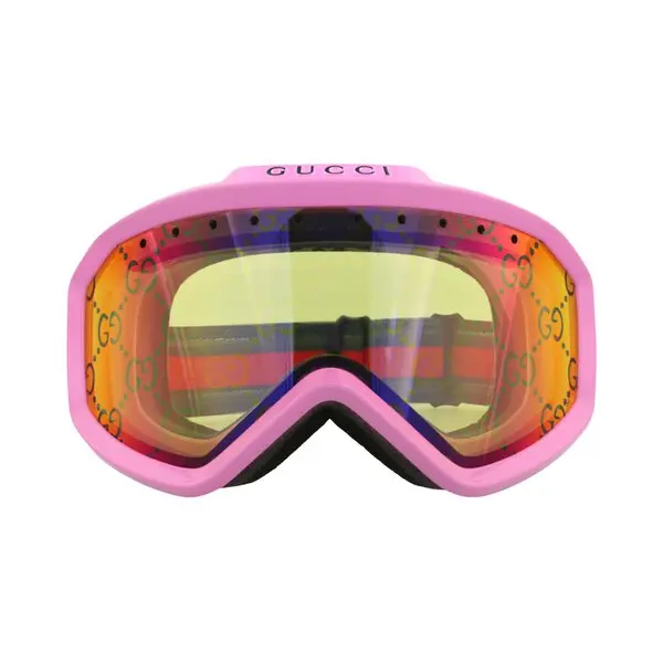 Gucci Shield-frame Injection Sunglasses /multicolor/yellow