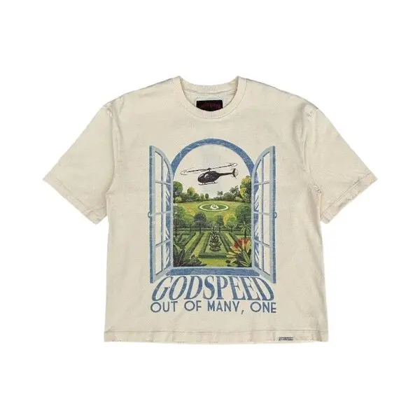 GODSPEED Helipad Dreams T-shirt 'bone