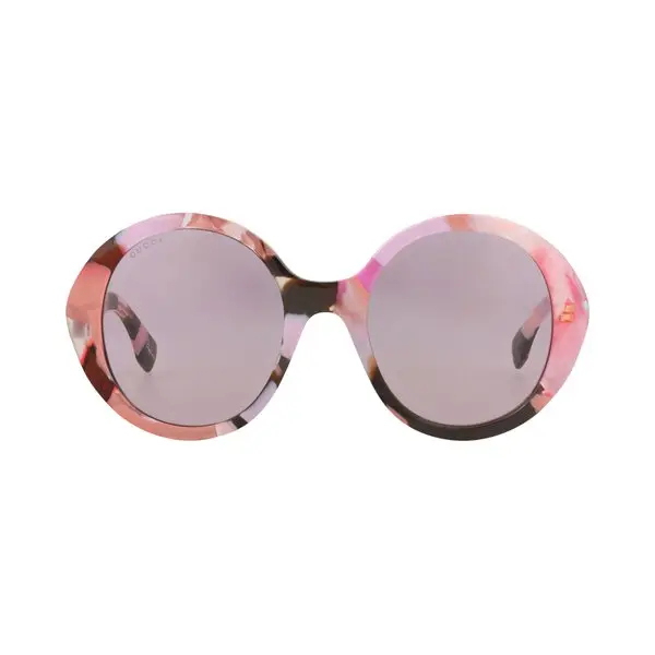 Gucci Round-frame Recycled Acetate Sunglasses