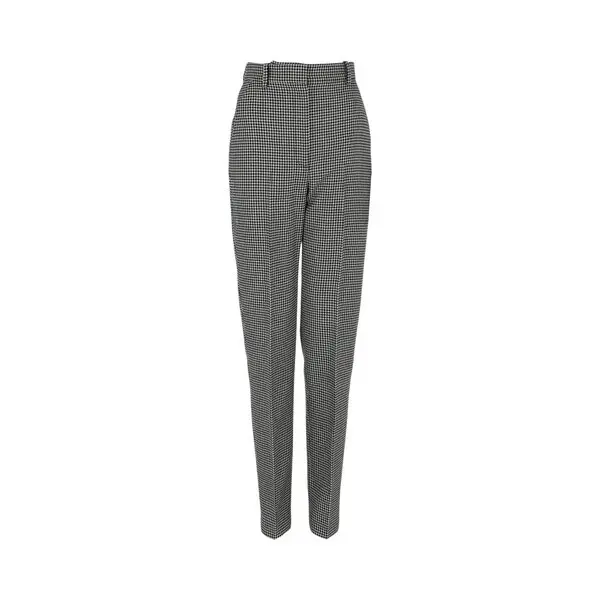 Alexander McQueen Houndstooth Wool Pants