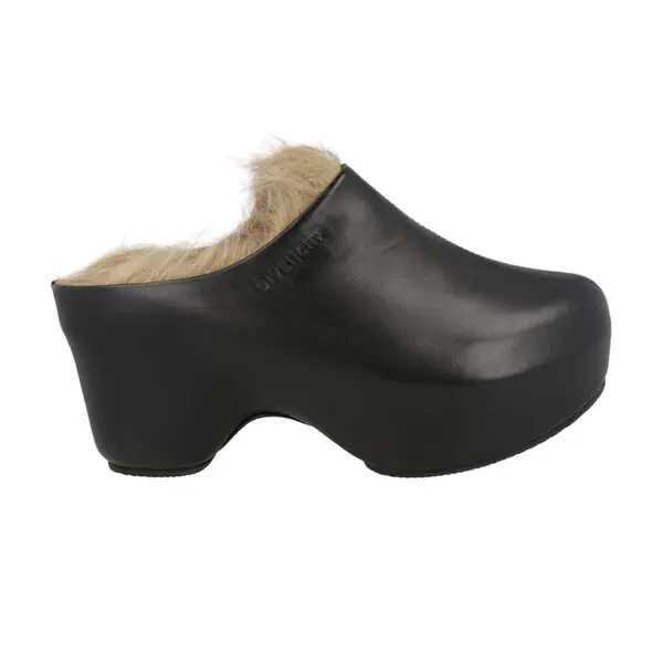 Givenchy G Clog With Fur Lining