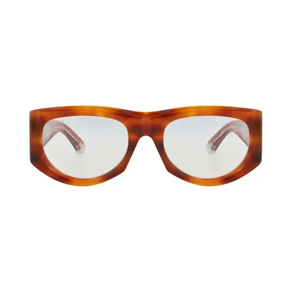 Gucci Cat Eye-frame Recycled Acetate Sunglasses 'havana/transparent