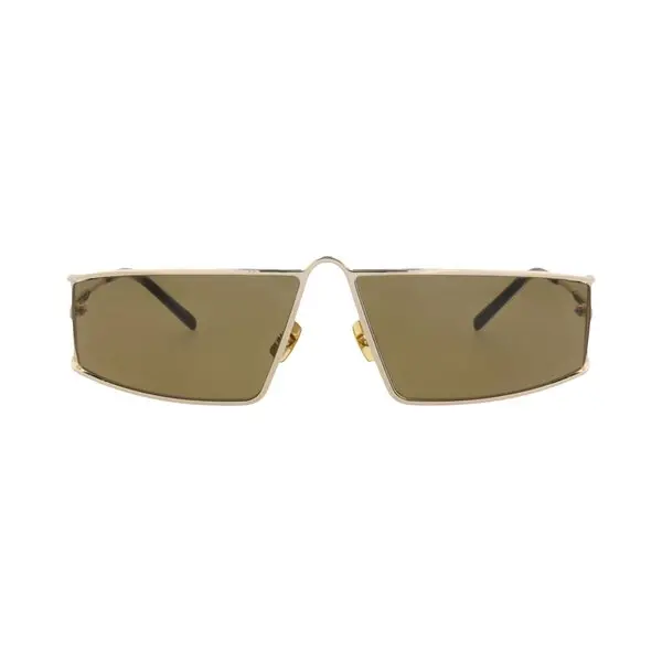 Saint Laurent Square-frame Metal Sunglasses - Gold